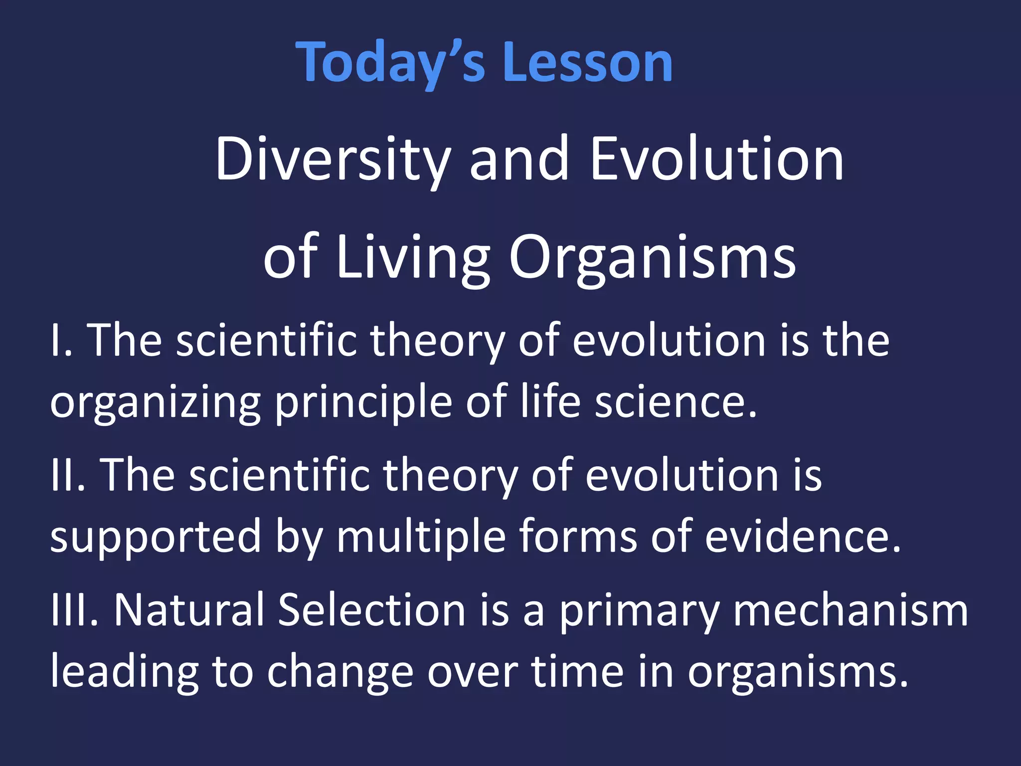 Evolution Presentation | PPTX