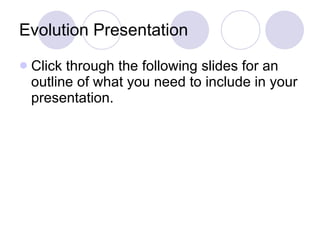 Evolution Presentation | PPT