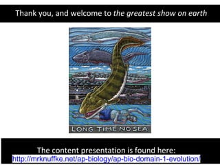 Evolution and genetics review presentation AP 2020 | PPTX