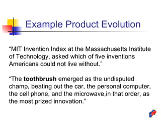 Evolution Product Design | PPT