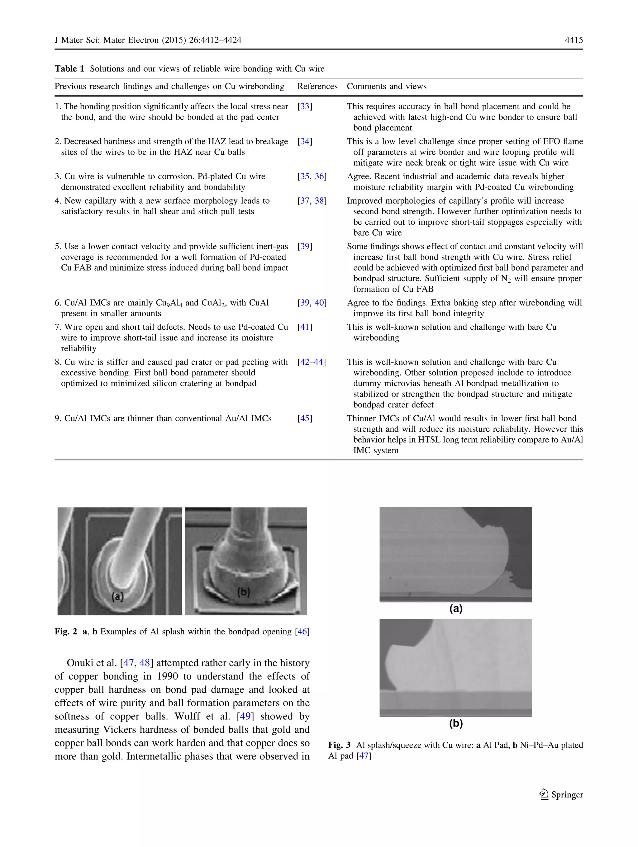 Evolutions of bonding wires used in semiconductor electronics ...