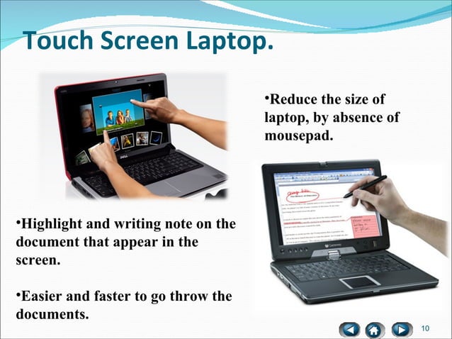 Evolution, spread and benefit of touch screens final | PPT