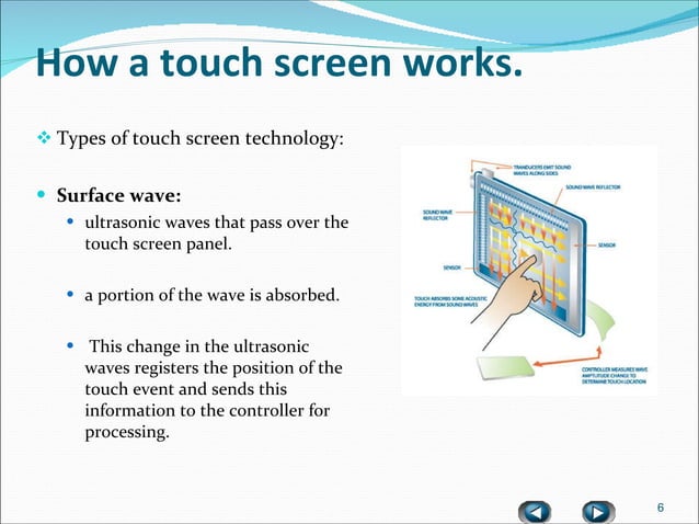 Evolution, spread and benefit of touch screens final | PPT