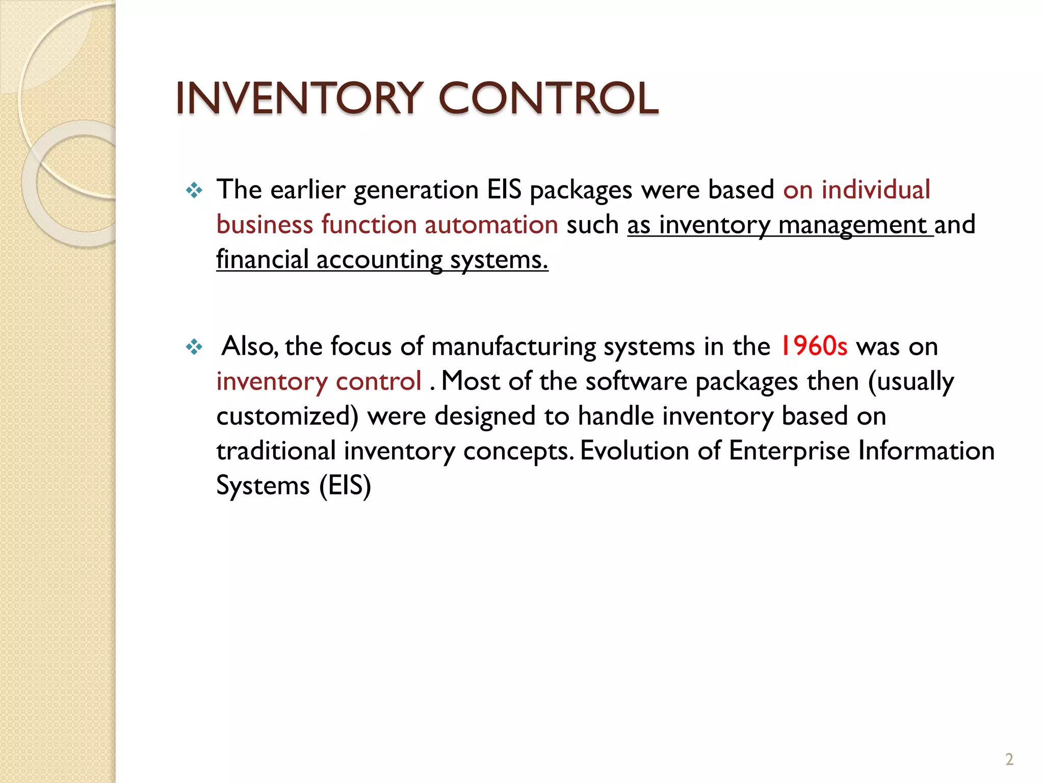 Evolution & structure of erp | PPTX