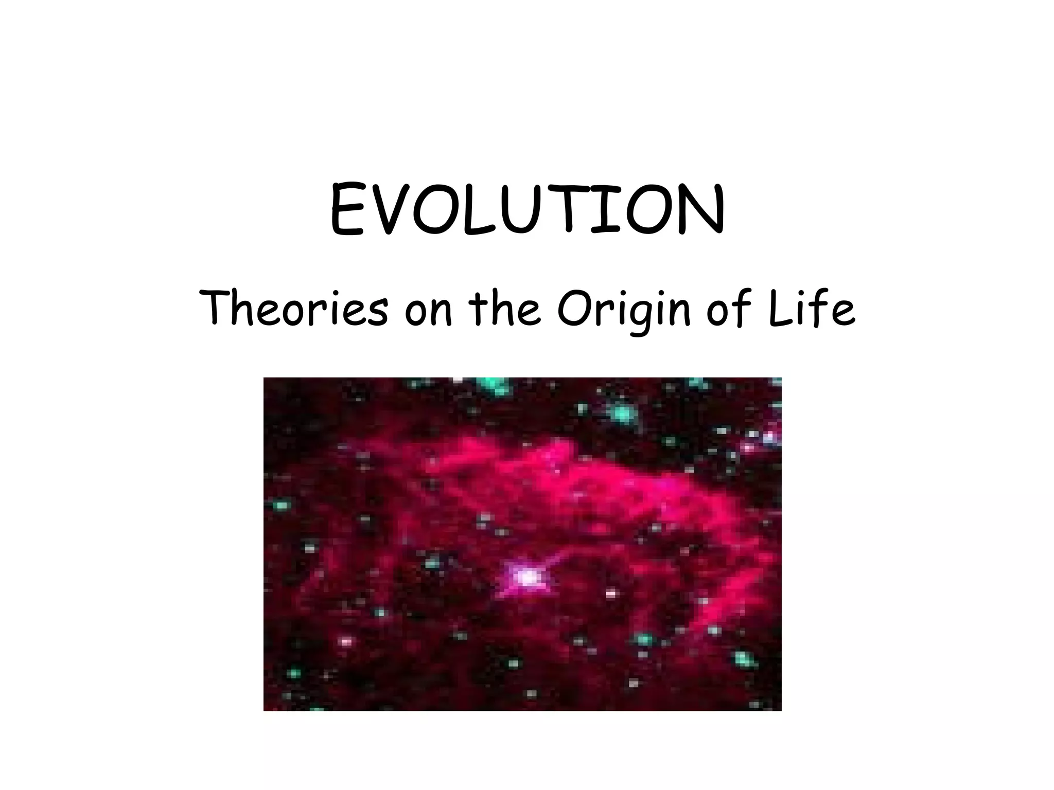 Evolution theories | PPT | Geology | Science