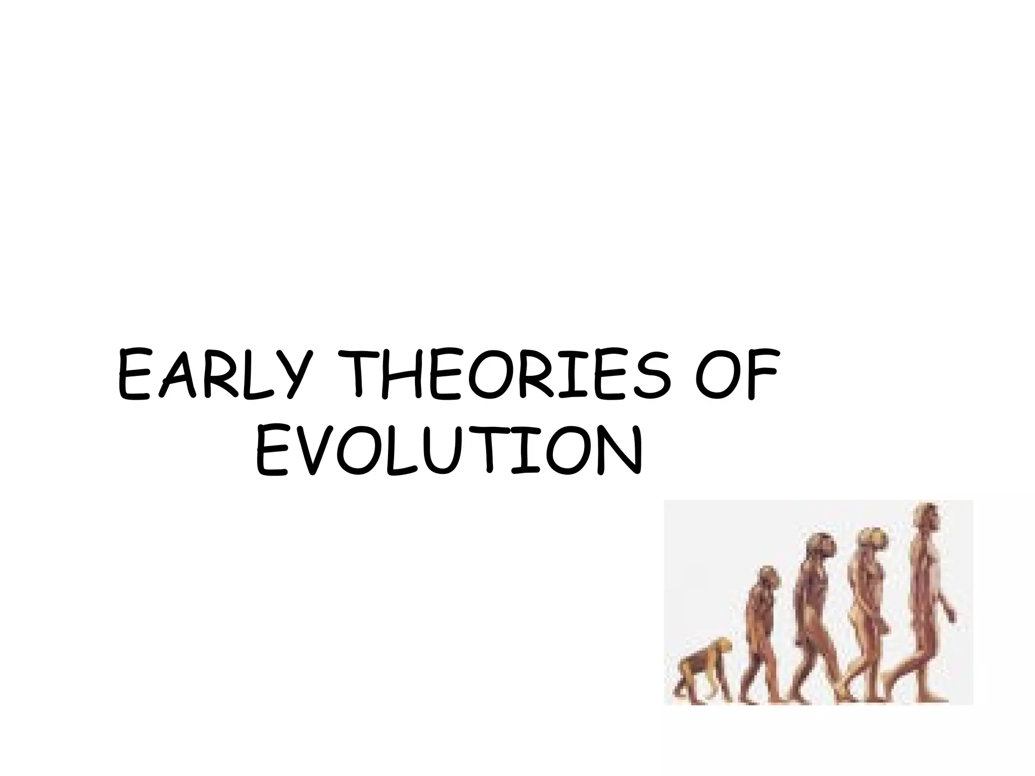 Evolution theories | PPT