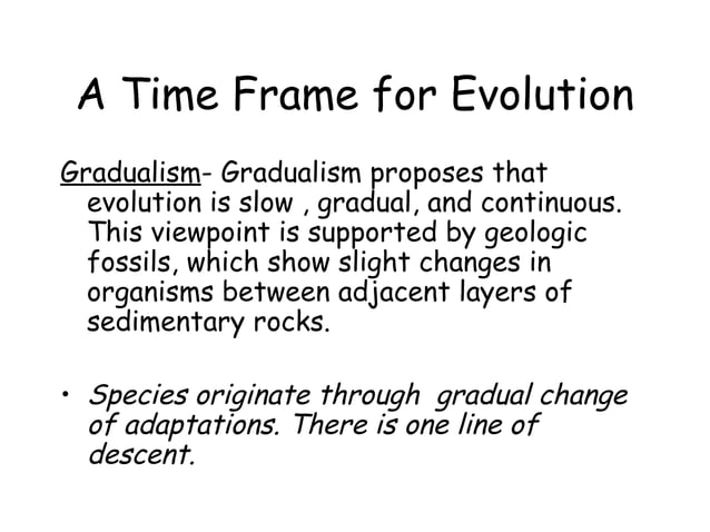 Evolution theories | PPT | Geology | Science