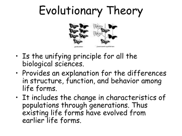 Evolution theories | PPT