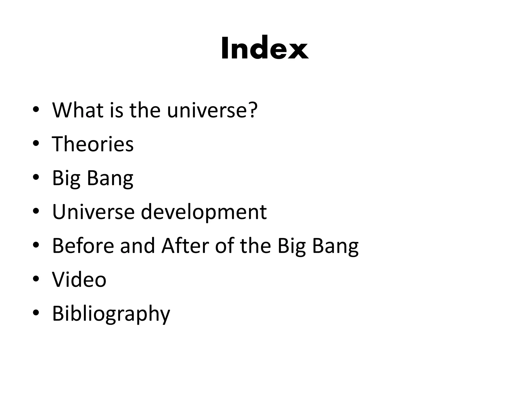 Evolution universe | PPT