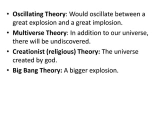 Evolution universe | PPT