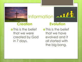Evolution vs creation presentation | PPT