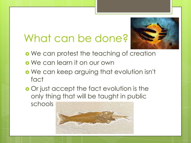 Evolution vs creation presentation | PPT