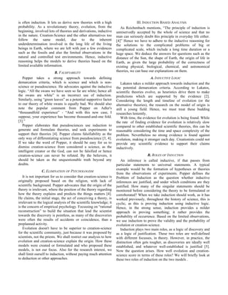 Evolution vs creation science | PDF