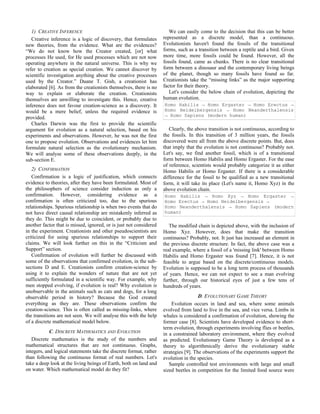 Evolution vs creation science | PDF