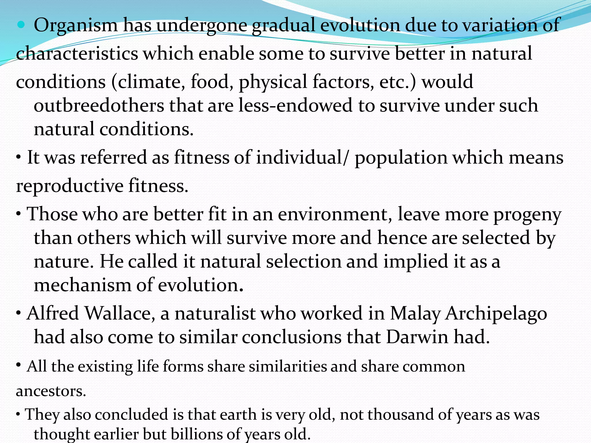 Evolution xii | PPTX