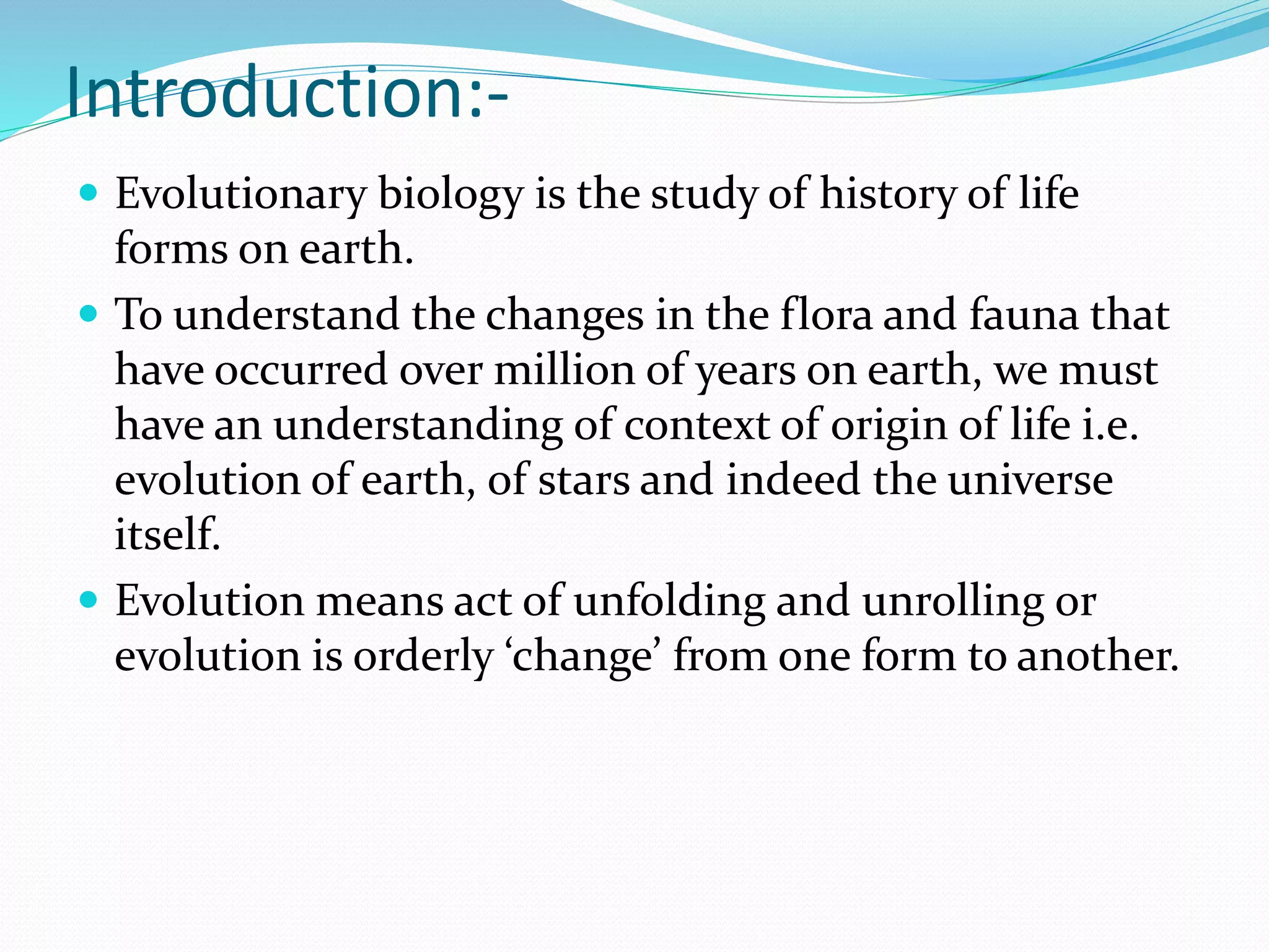 Evolution xii | PPTX