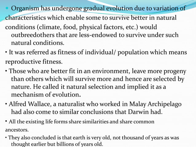 Evolution xii | PPTX