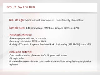 Evolut Low Risk Trial | PPTX