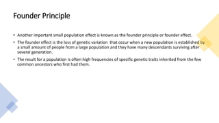 Evoluton in small populatin | PPT