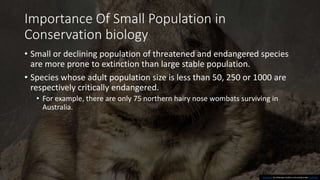 Evoluton in small populatin | PPT