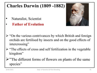 Evoluton of plant sexual diversity | PPTX