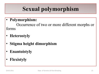 Evoluton of plant sexual diversity | PPTX
