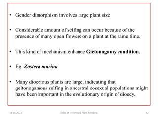 Evoluton of plant sexual diversity | PPTX