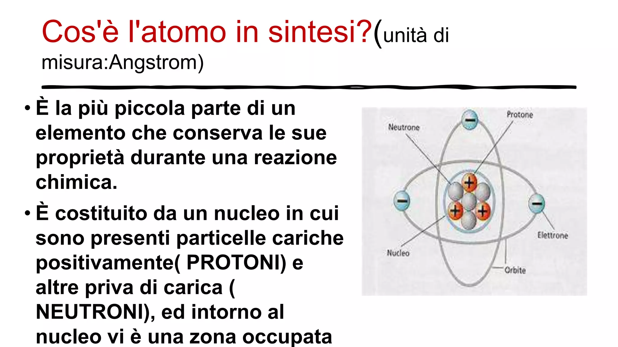 Evoluzione dei modelli atomici | PPTX