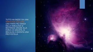 Evoluzione di una stella | PPTX