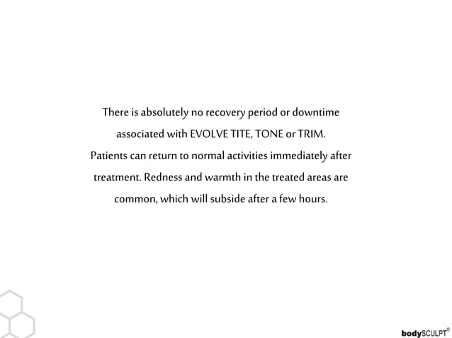 EVOLVE by InMode – Before & After | PPT