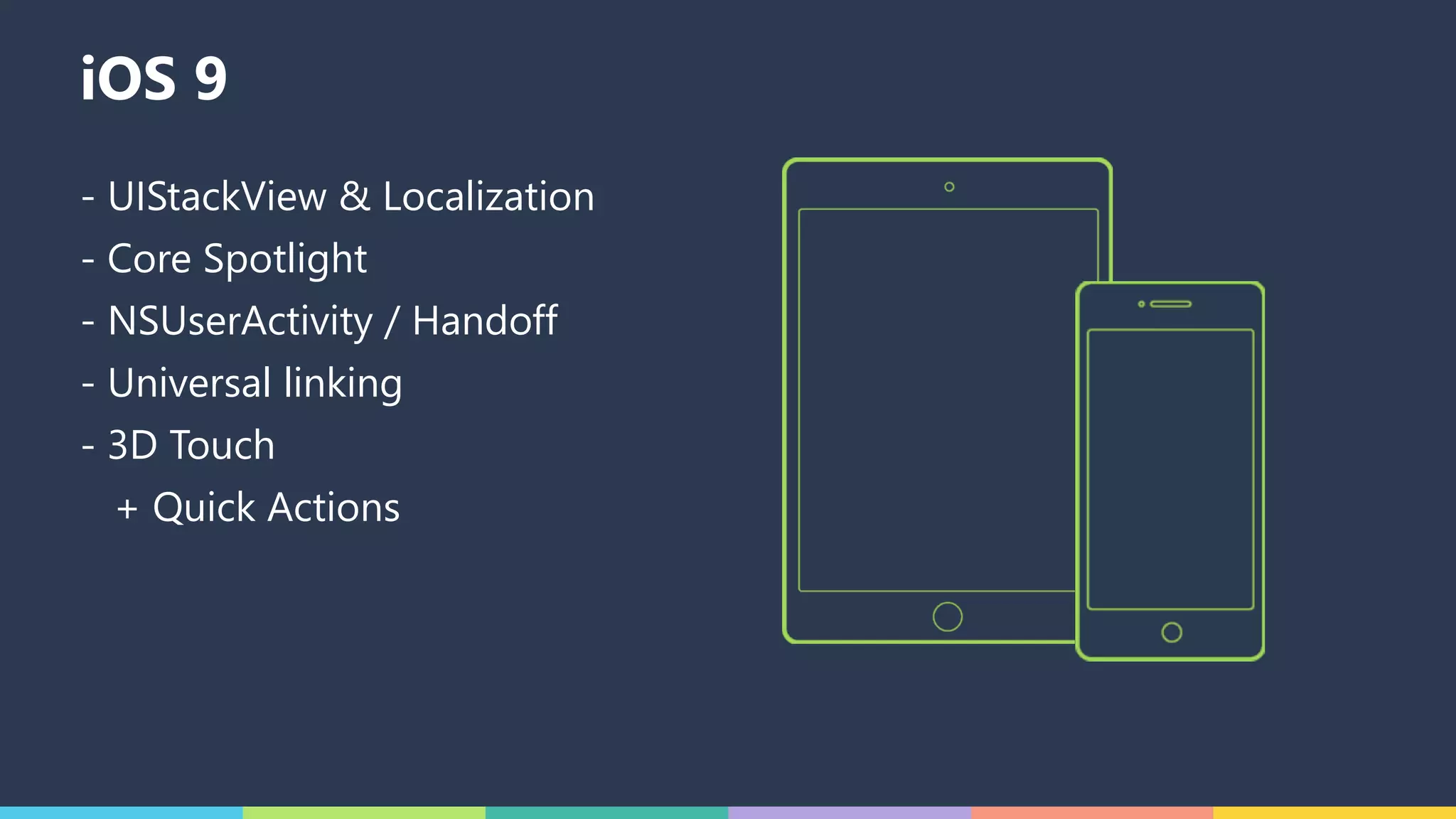 Introduction to iOS 9 (Xamarin Evolve 2016) | PDF