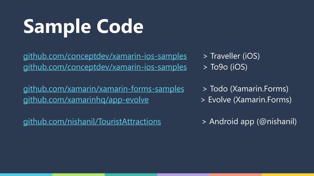 Introduction to iOS 9 (Xamarin Evolve 2016) | PPT