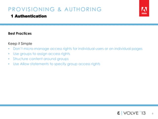 CQ Provisionning & Authoring | PPT