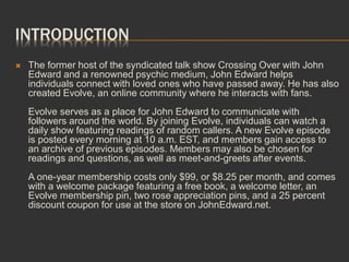 Evolve with John Edward | PPT
