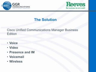 Evolve your technology to unified communications | PPT