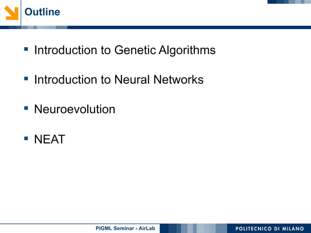 Evolving Neural Networks Through Augmenting Topologies | PPT | Computer Networking | Computing