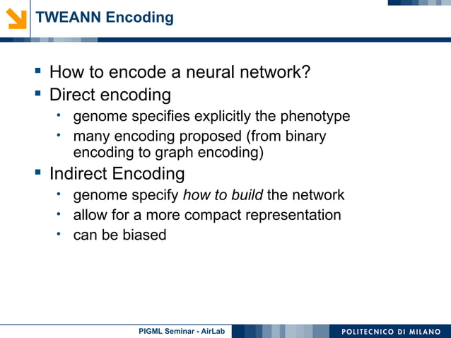 Evolving Neural Networks Through Augmenting Topologies | PPT | Computer Networking | Computing