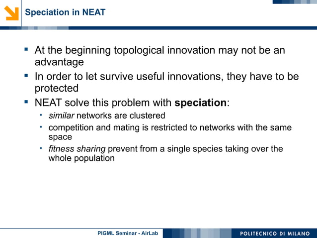 Evolving Neural Networks Through Augmenting Topologies | PPT | Computer Networking | Computing