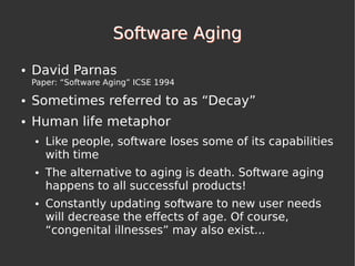 AgilePT'10 - Evolving Software: Five powerful metaphors to explain ...