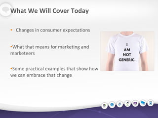 Evolving Consumer Expections | PPT