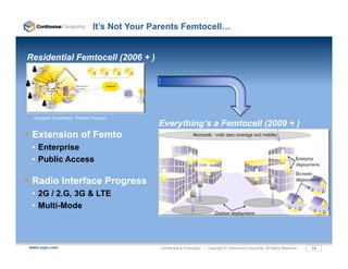 4 Years Later: The Evolving Femto Ecosystem & Value Proposition | PDF