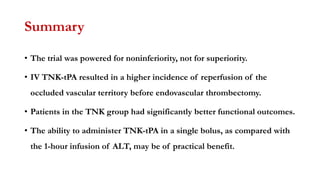 Evolving landscape in the management of Acute Ischemic Stroke | PPTX ...