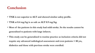 Evolving landscape in the management of Acute Ischemic Stroke | PPTX ...