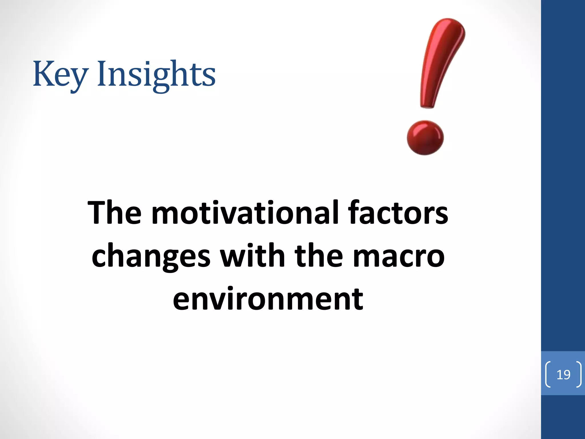 Evolving Motivational Triggers in an Uncertain World | PPT