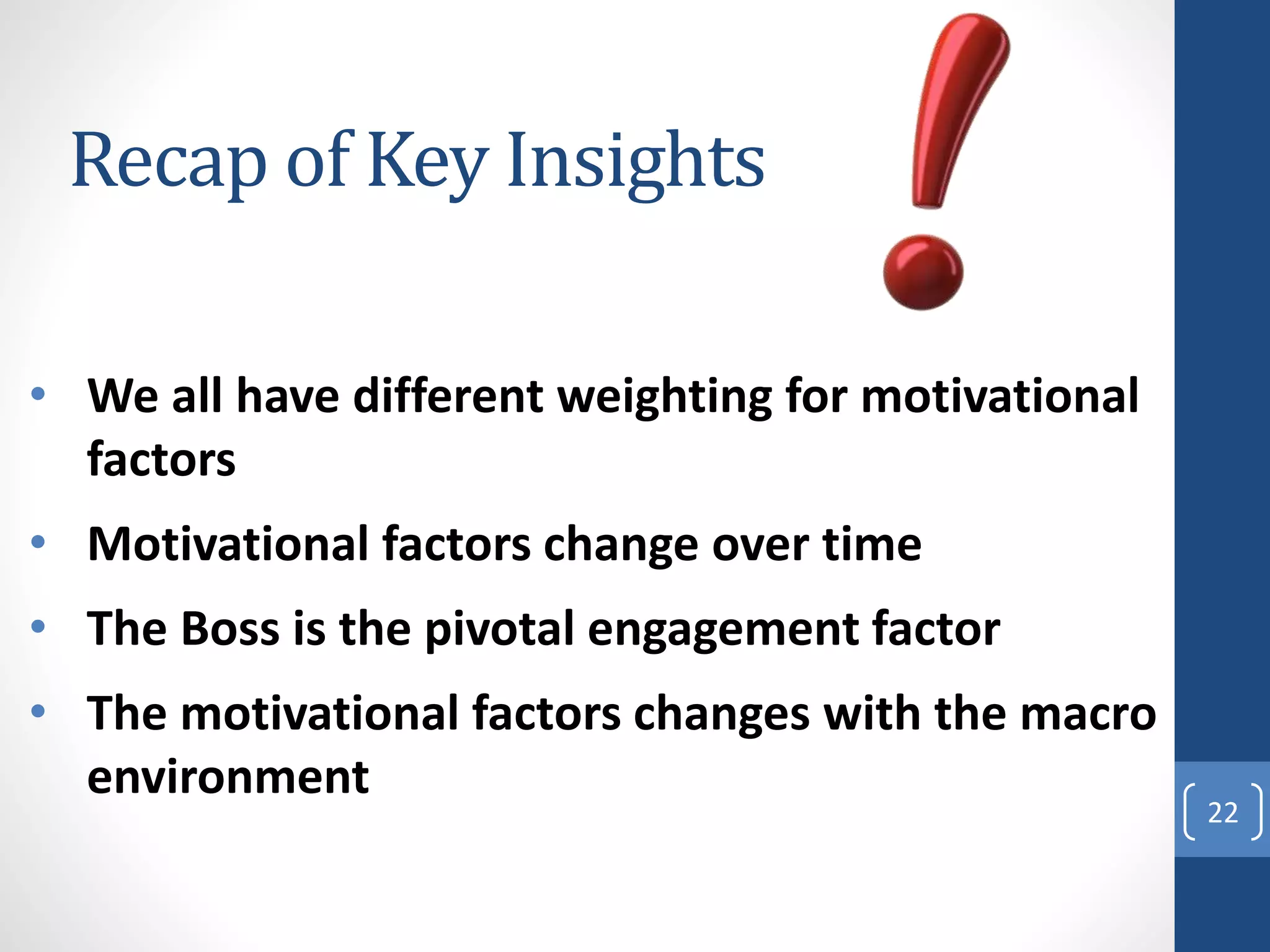 Evolving Motivational Triggers in an Uncertain World | PPT