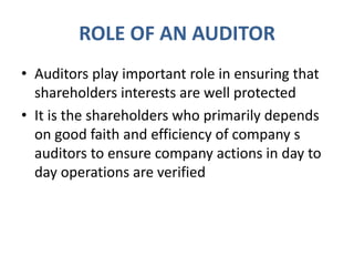 Auditor | PPT
