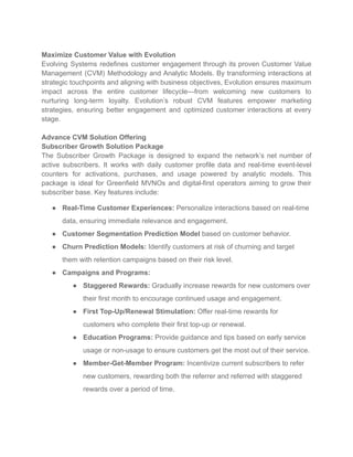 Evolving Systems Launches CVM Solutions with Advanced Analytic Models for Telecom Operators.pdf