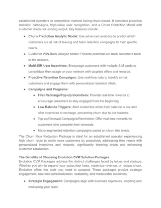 Evolving Systems Launches CVM Solutions with Advanced Analytic Models for Telecom Operators.pdf
