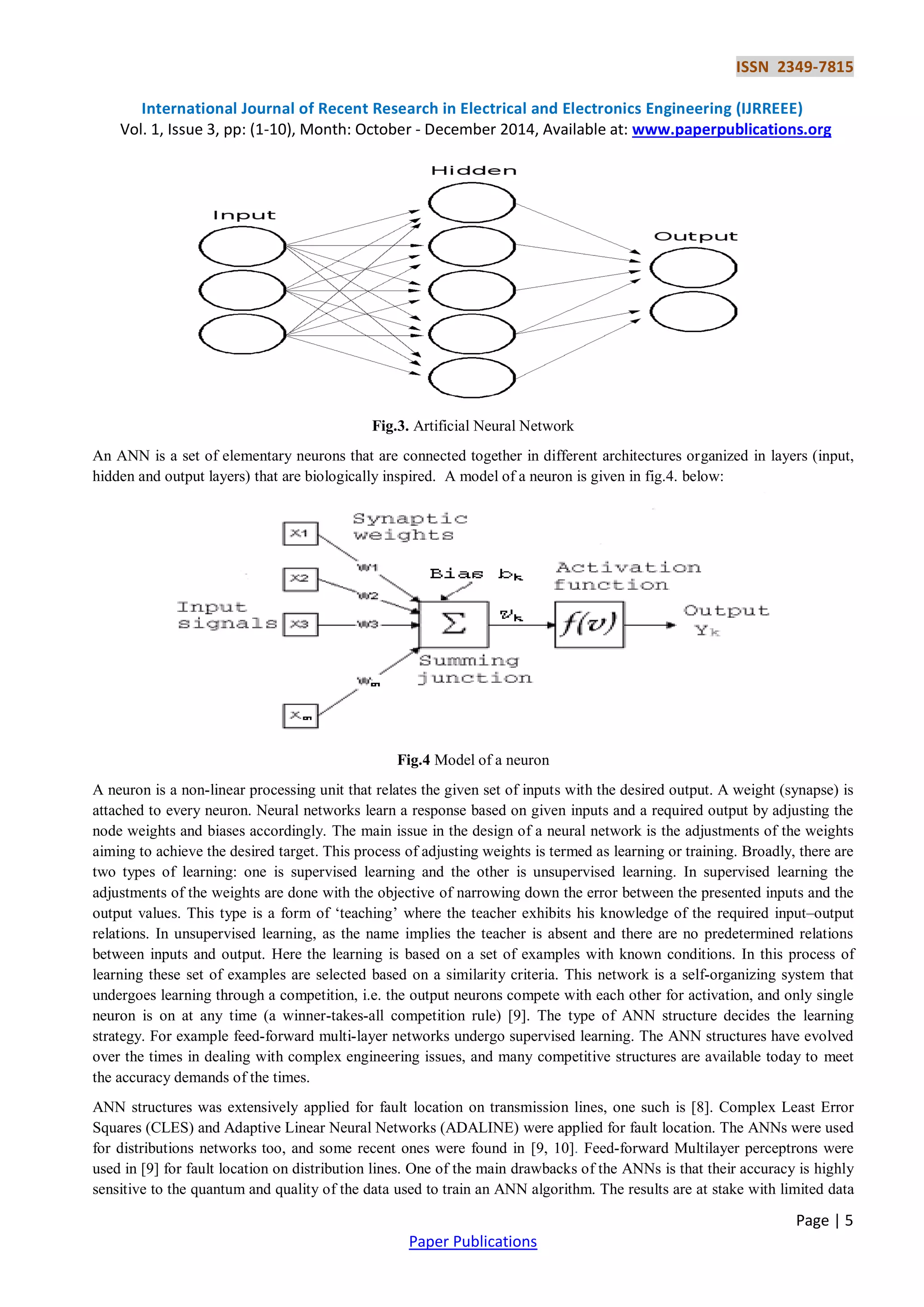 EVOLVING TRENDS FOR ENHANCING THE ACCURACY OF FAULT LOCATION IN POWER DISTRIBUTION NETWORKS | PDF