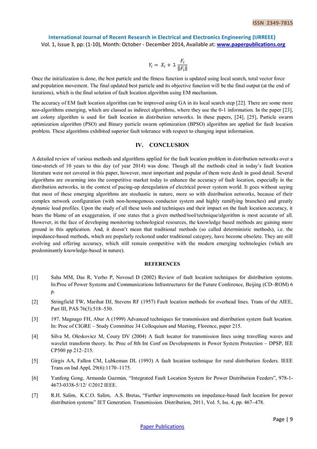 Evolving Trends For Enhancing The Accuracy Of Fault Location In Power